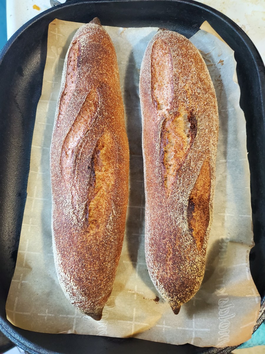 Baking Demi-baguettes in the Challenger Bread Pan
